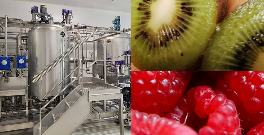 Une unité de transformation de fruits bio dans la Drôme